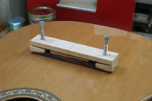 Blackwater River Guitars - Tools - Bridge Clamping Jig