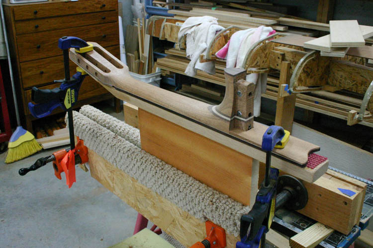 Blackwater River Guitars - Tools - Neck Clamping Jig