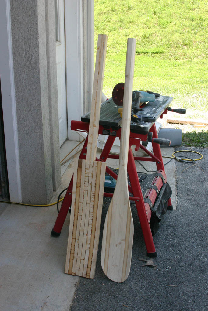 Blackwater River Guitars - Canoe 001 - Seat and Paddles